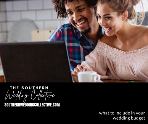 Wedding Budget Checklist The Southern Wedding Collective